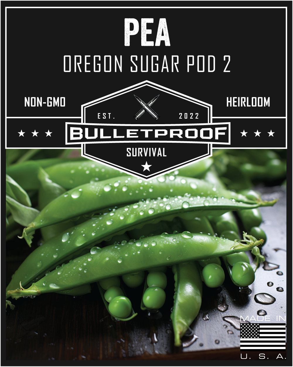 Oregon Sugar Pod II Pea - Bulletproof Survival Seeds